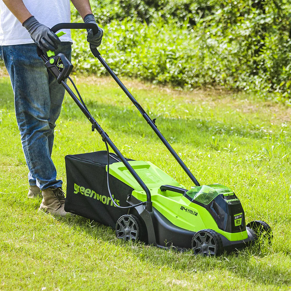24 volt lawn mower store